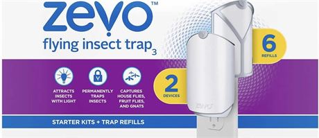 Blue Bird Pallets - Zevo Flying Insect Trap, Fly Trap, Fruit Fly Trap