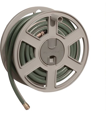 Blue Bird Pallets - 100 Ft. Wall Mount Garden/Yard Hose Reel