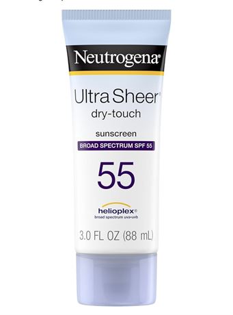 Blue Bird Pallets - Ultra sheer SPF 55 sunscreen
